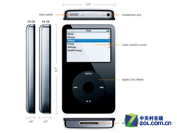 【图】当只有classic值得怀念 全系iPod展示 第6页-ZOL苹果频道