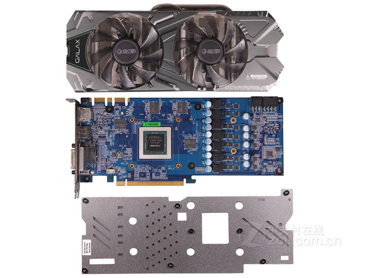 【原始大图】影驰GeForce GTX 970黑将拆解图图片欣赏-ZOL中关村在线