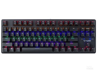 【高清图】雷柏(rapoo)V500 RGB合金版幻彩RGB游戏机械键盘效果图 图56-ZOL中关村在线