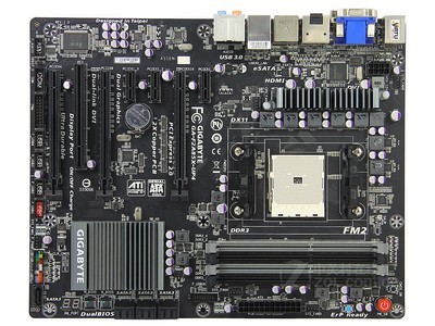 【高清图】技嘉(gigabyte)GA-F2A85XM-HD3实拍图 图2-ZOL中关村在线